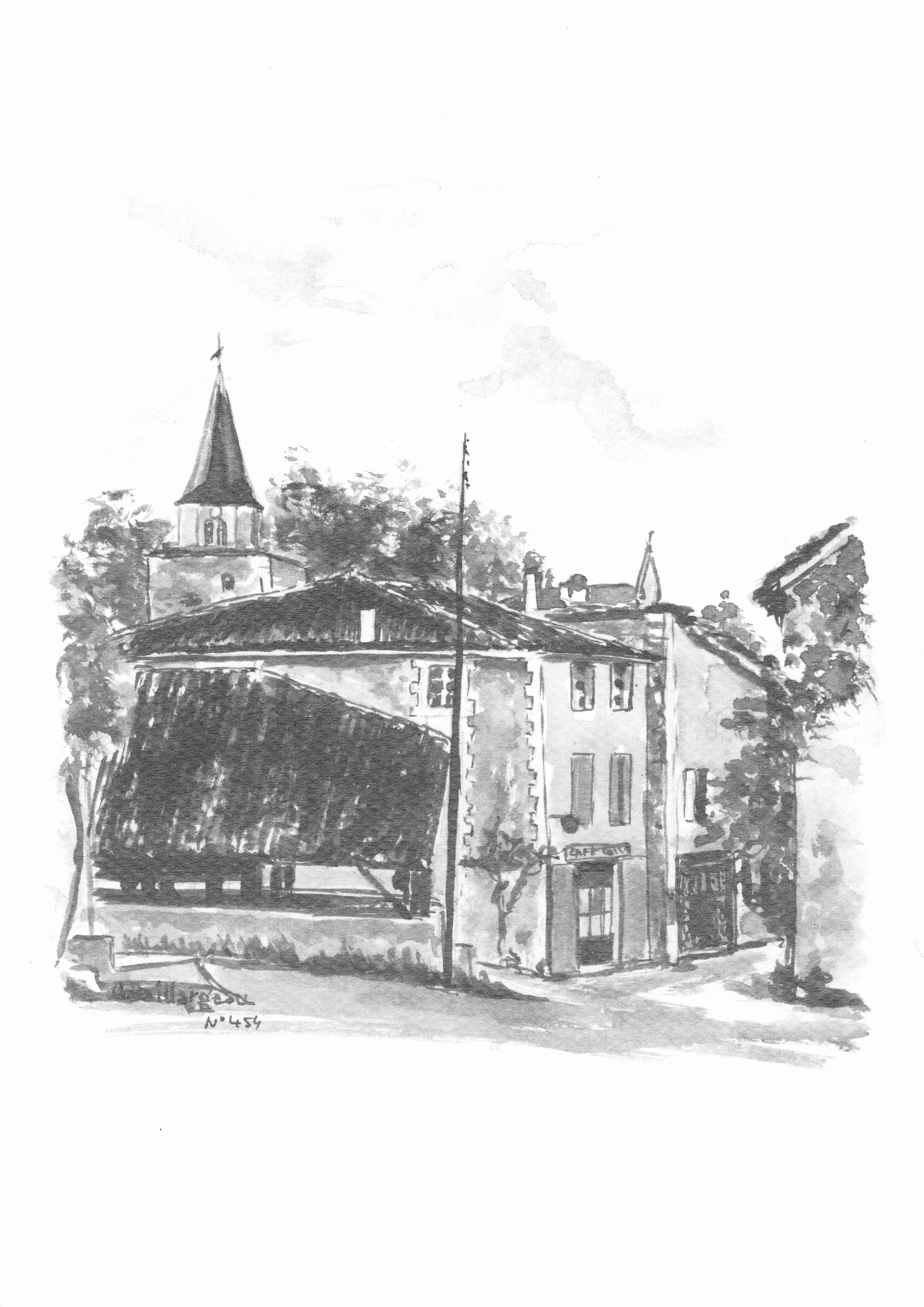 Lithographies de Chizé (Ginette Baillargeau) | Mairie de chize